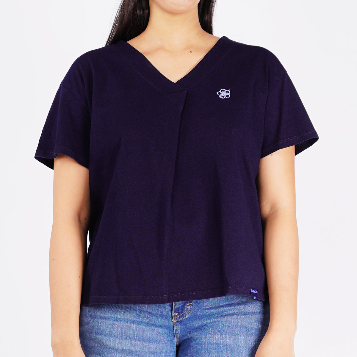 Bobson Japanese Ladies Basic Tees Boxy Fit 139923 (Raw Wash) – Bobson ボブソン