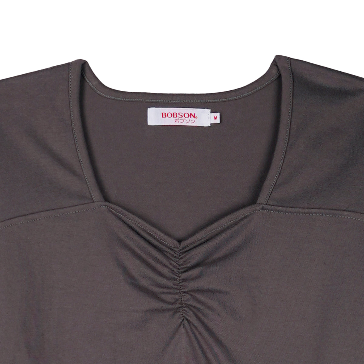 Bobson Japanese Ladies Basic Tees Relaxed Fit 142040 (Pavement) – Bobson ボブソン