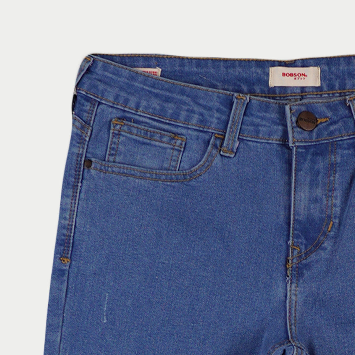 Bobson Japanese Ladies Basic Denim Super skinny 152570-U (Light Shade) – Bobson ボブソン