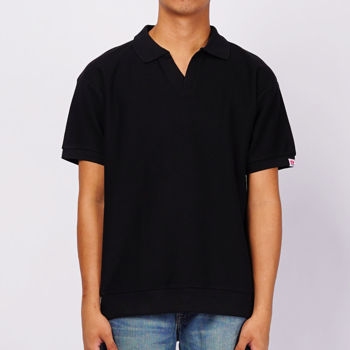 Bobson Japanese Men's Basic Collared Shirt Slim Fit 156975 (Black) – Bobson ボブソン