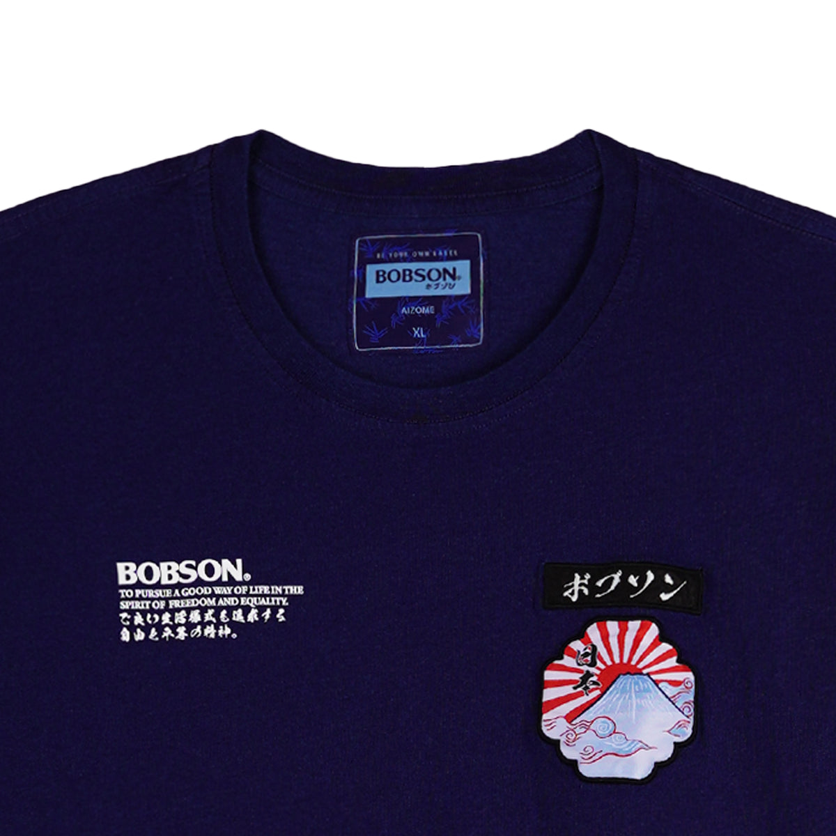 Bobson Japanese Men's Basic Tees Slim Fit 109763 (Medium Wash) – Bobson ボブソン