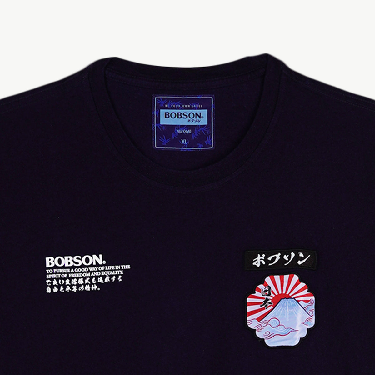 Bobson Japanese Men's Basic Tees Slim Fit 109763 (Raw Wash) – Bobson ボブソン