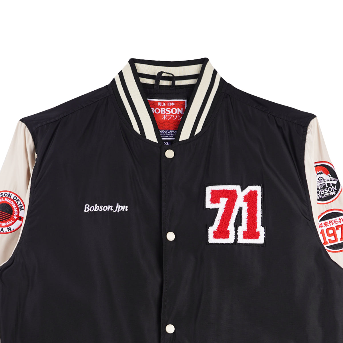 Bobson Japanese Men's Basic Jacket Regular Fit 160764 (Black) – Bobson ボブソン