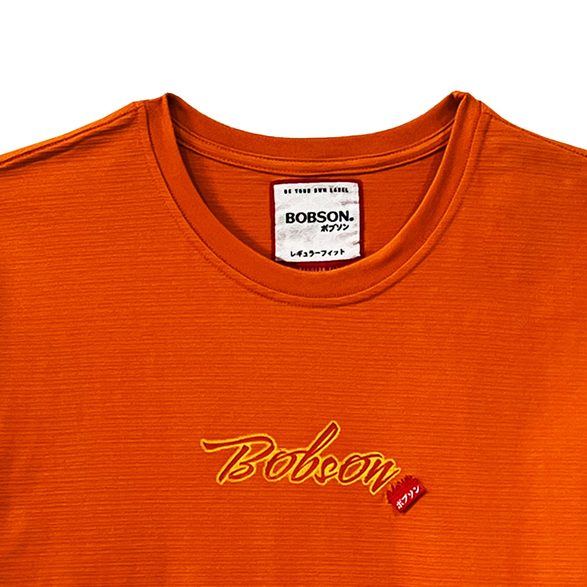 Bobson Japanese Men's Basic Tees Slim Fit 165755 (Dark Cheddar) – Bobson ボブソン