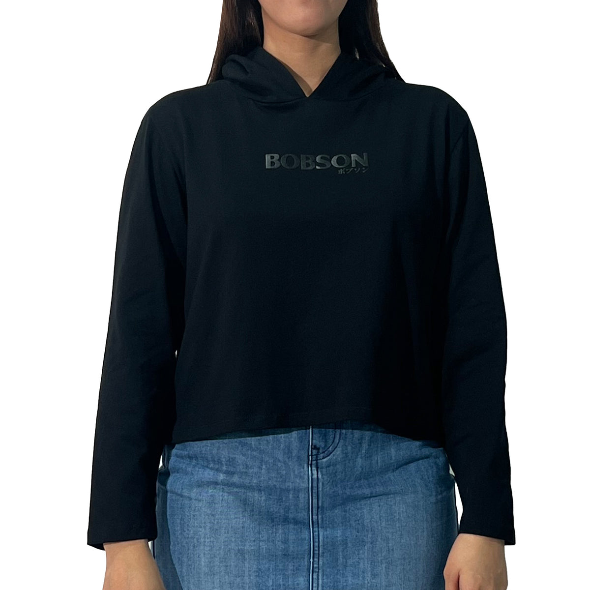 Bobson Japanese Ladies Basic Jacket Crop Fit 154832 (Black) – Bobson ボブソン