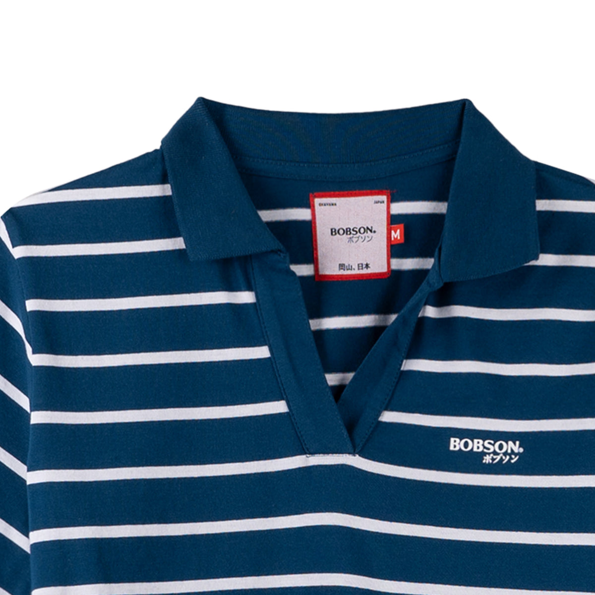 Bobson Japanese Ladies Basic Collared Shirt Relaxed Fit 157847 (Poseid – Bobson ボブソン