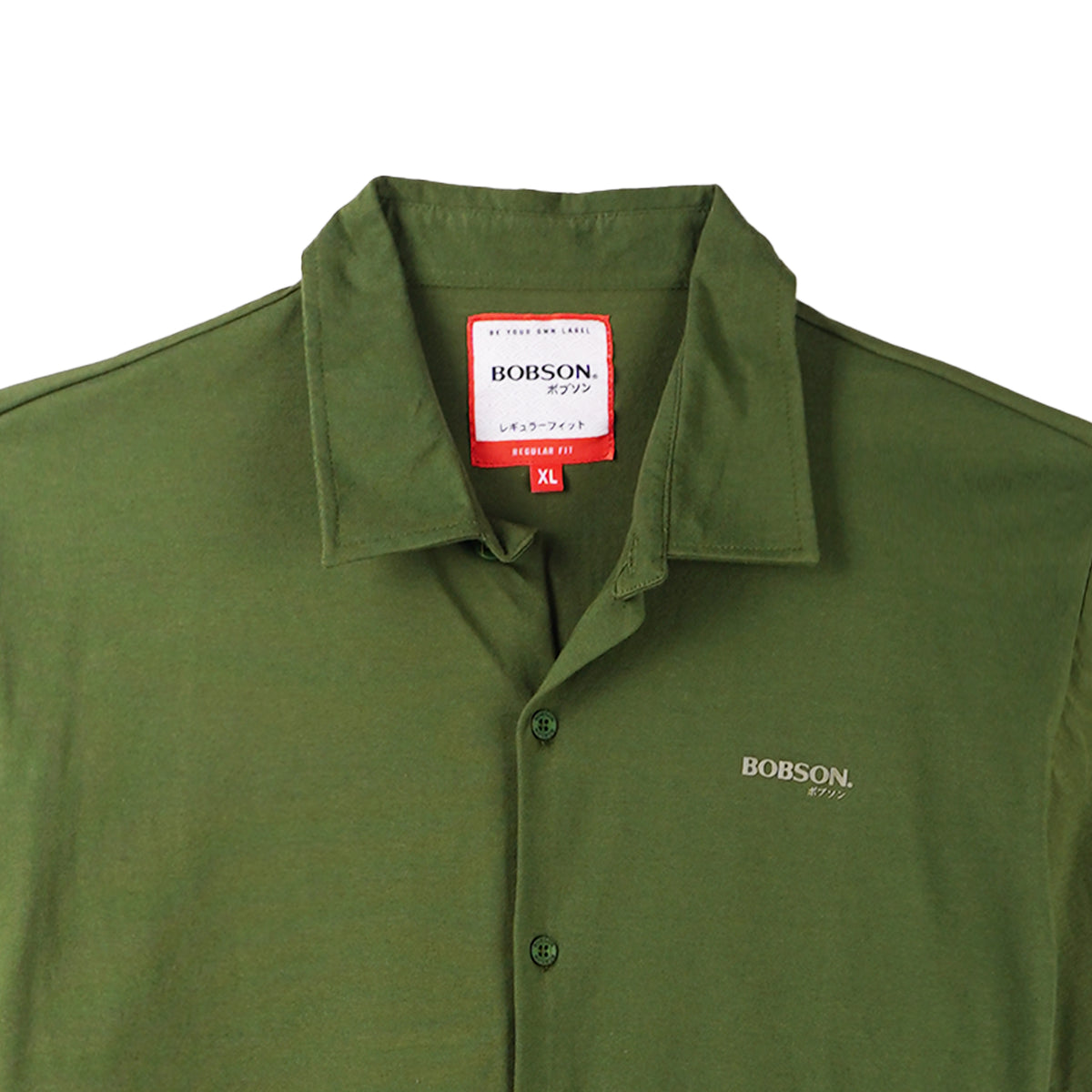 Bobson Japanese Men's Basic Woven Button Down Shirt Regular Fit 141981 ...