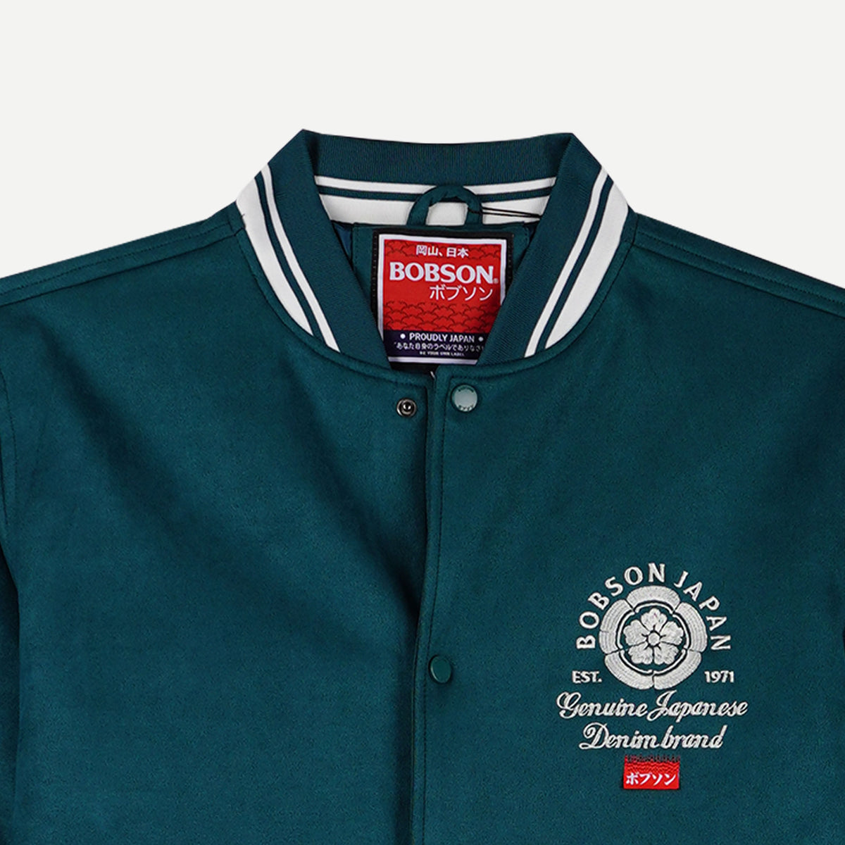 Bobson Japanese Men's Basic Jacket Regular Fit 131670 (Teal) – Bobson ボブソン