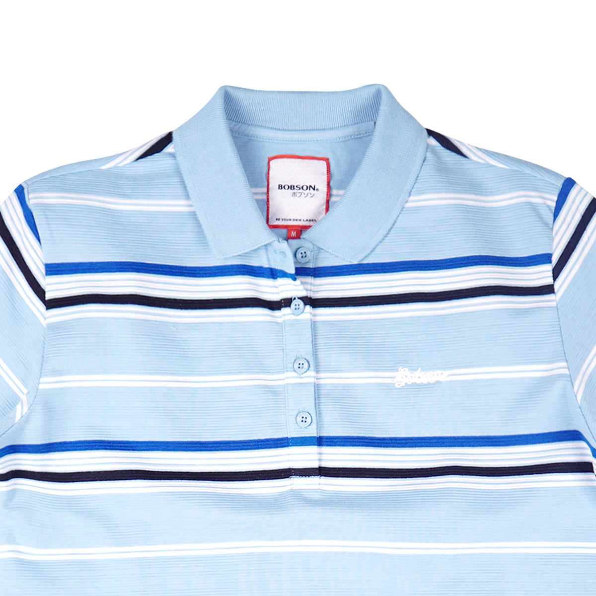 Bobson Japanese Ladies Basic Collared Shirt Missed Lycra Fabric Regula ...