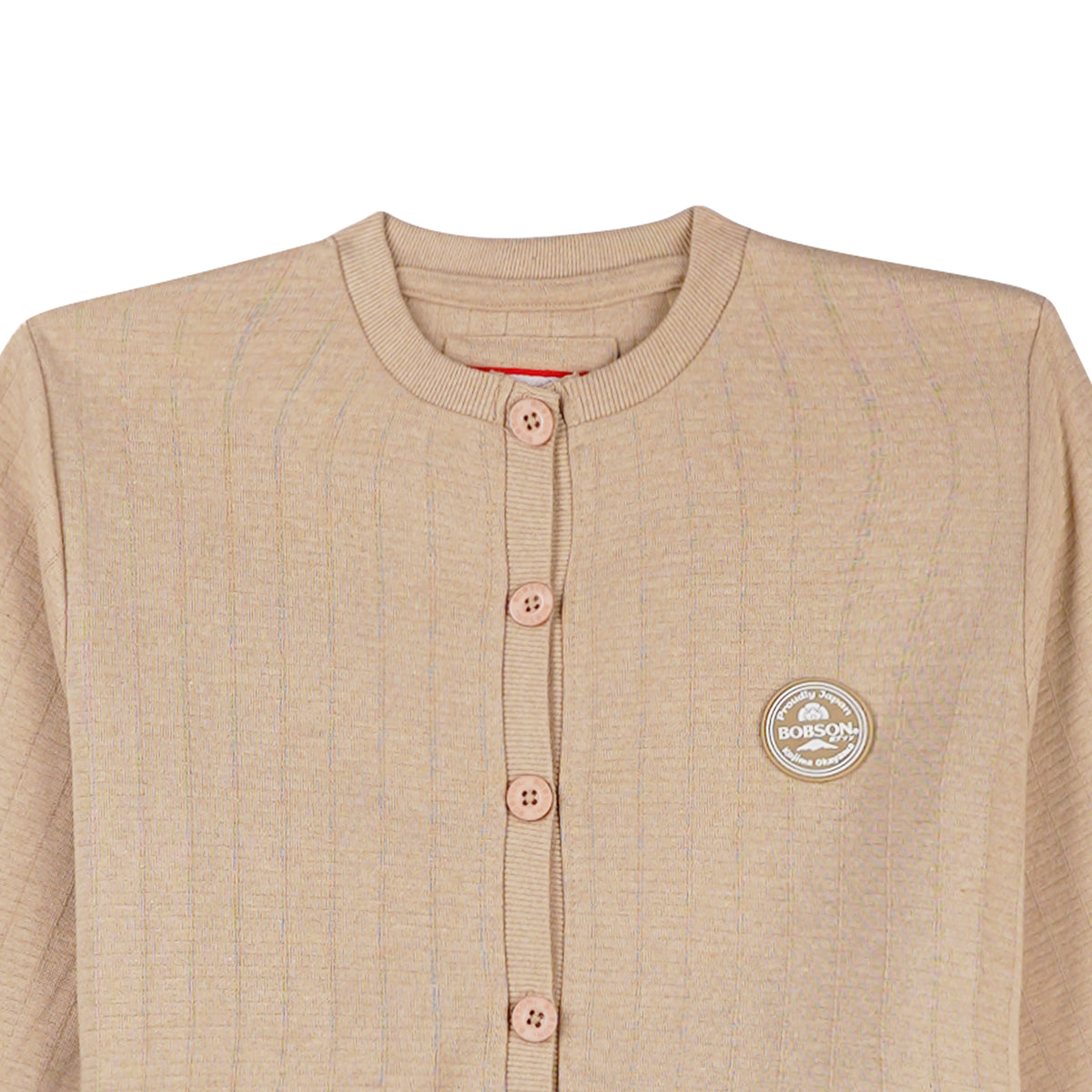 Bobson Japanese Ladies Basic Jacket Crop Fit 161582-U (Beige) – Bobson ボブソン