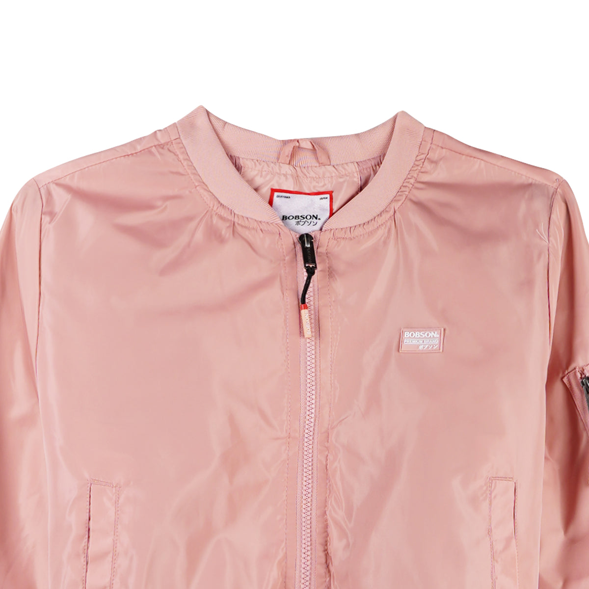 Bobson Japanese Ladies Basic Jacket Crop Fit 139977 (Pink) – Bobson ボブソン