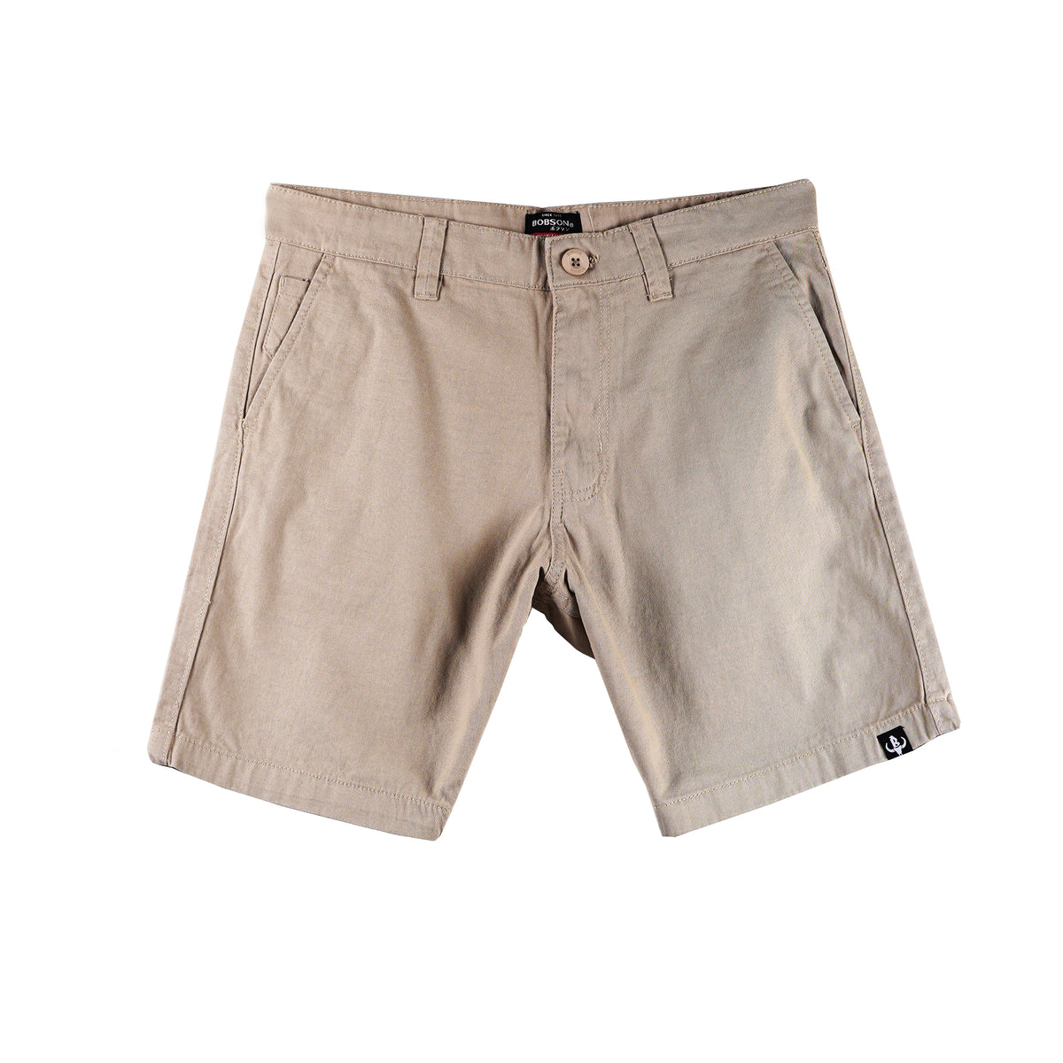 Bobson Japanese Men's Basic Non-Denim Tapered Short Mid Waist 176765 ...