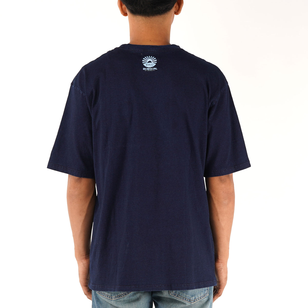 Bobson X Tom and Jerry Men's Oversized Indigo Graphic T Shirt Trendy F ...